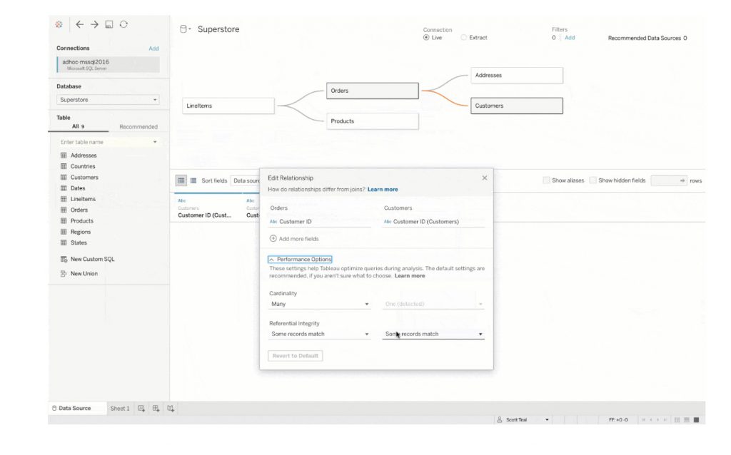 Tableau combine les tableaux à analyser par glisser-déposer – Ygal Tech